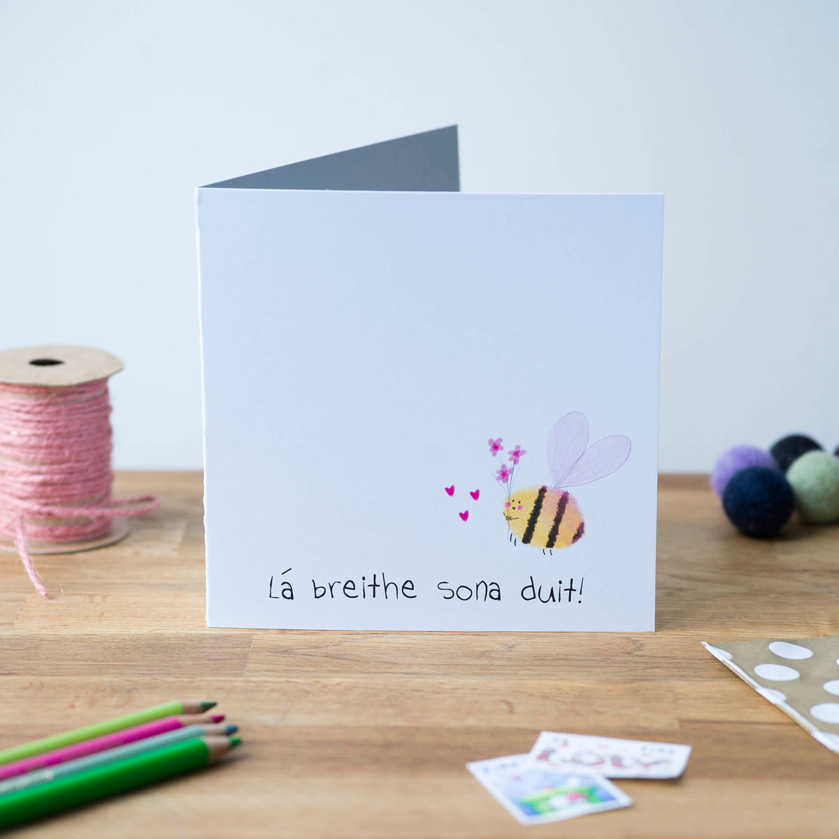 Pear Shaped Studio "Lá Breith Sona Duit! Birthday Greeting Card – MIMI ...