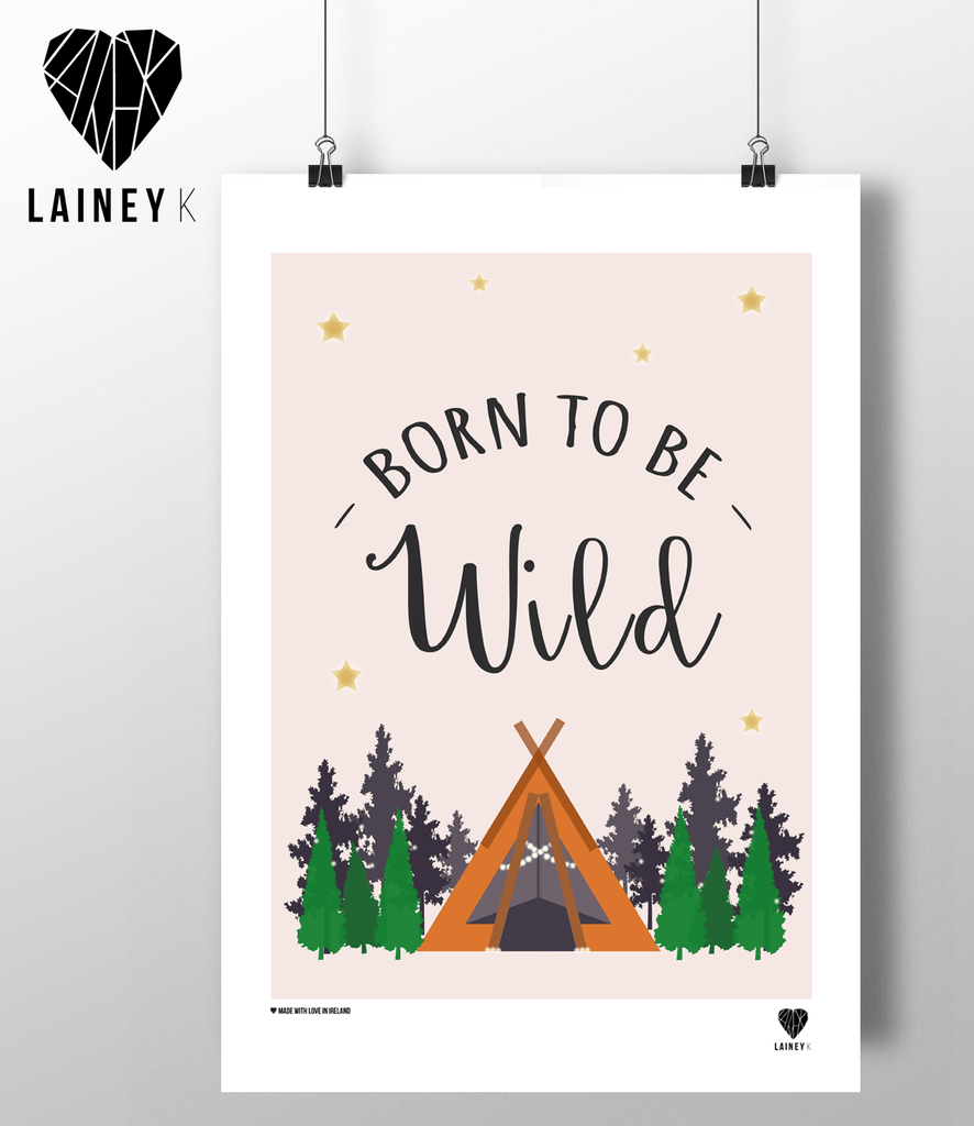 (A4 Print) Born To Be Wild – MIMI+MARTHA