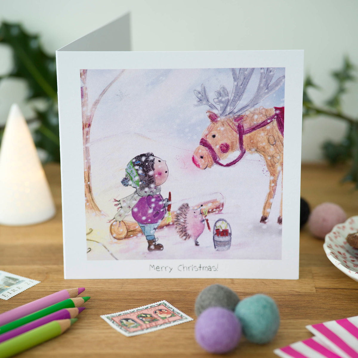 Pear Shaped Studio "Merry Christmas" Greeting Card – MIMI+MARTHA