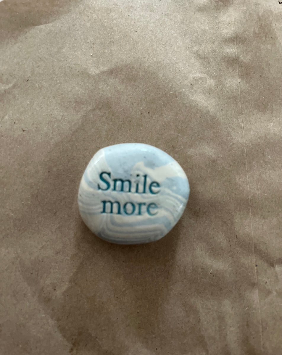 Grounding Stone - Smile More – MIMI+MARTHA